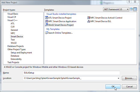 Mobile PractiCEs: Setup.dll Sample and Walkthrough: Terms & Conditions ...